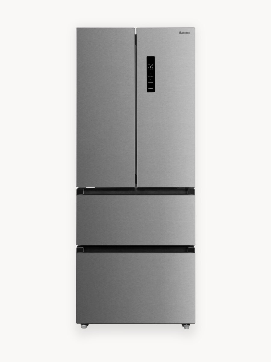 Холодильник Бирюса "French Door" FD 431I, нержавеющая сталь, 3 камеры, No Frost