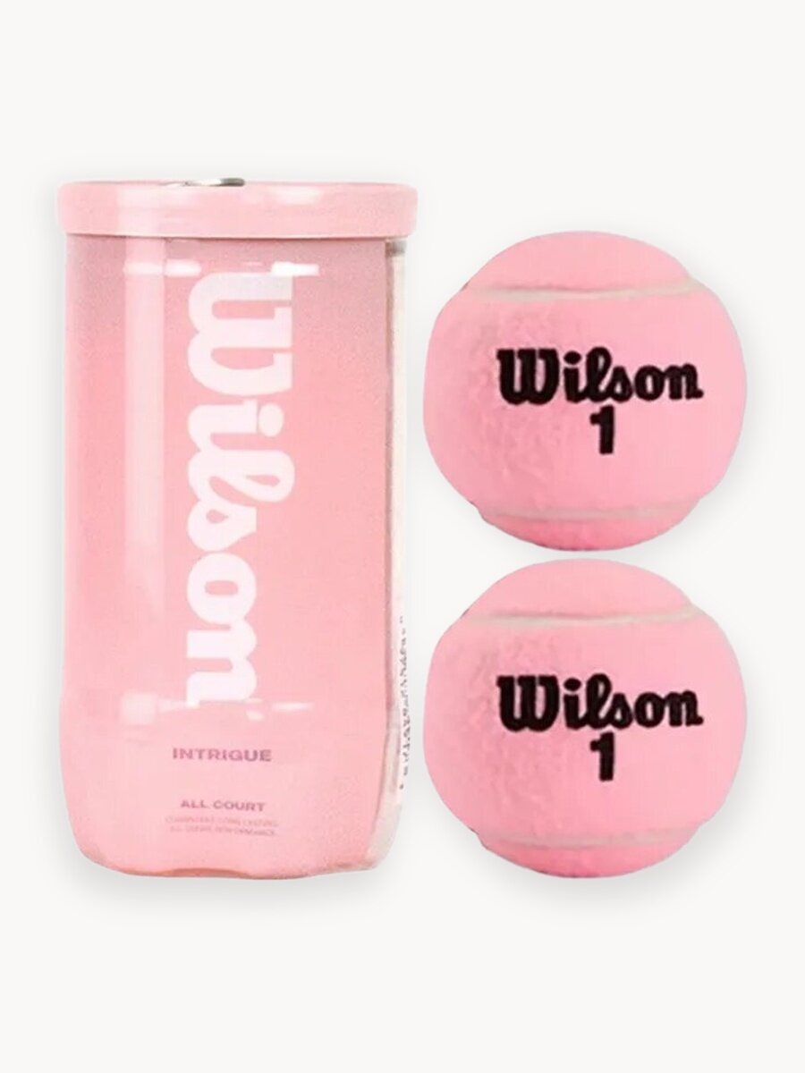 Wilson Розовый теннисный мяч 2шт с тройным назначением: массаж, игры с питомцами и теннис