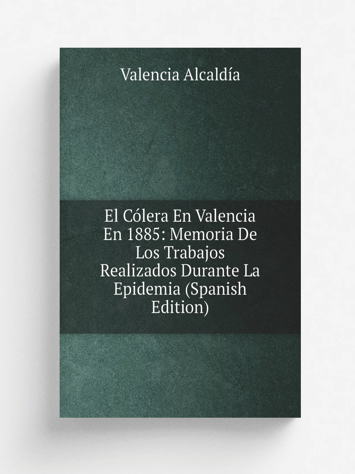 El C.lera En Valencia En 1885: Memoria De Los Trabajos Realizados Durante La Epidemia (Spanish Edition) | Valencia Alcald.a | Репринт