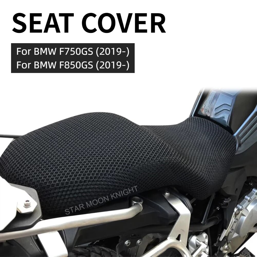 Чехол на сиденье для мотоциклов BMW F750GS F850GS F 750GS F 850GS 2019-2024, 3D сетчатая ткань, дышащий чехол-подушка для сиденья