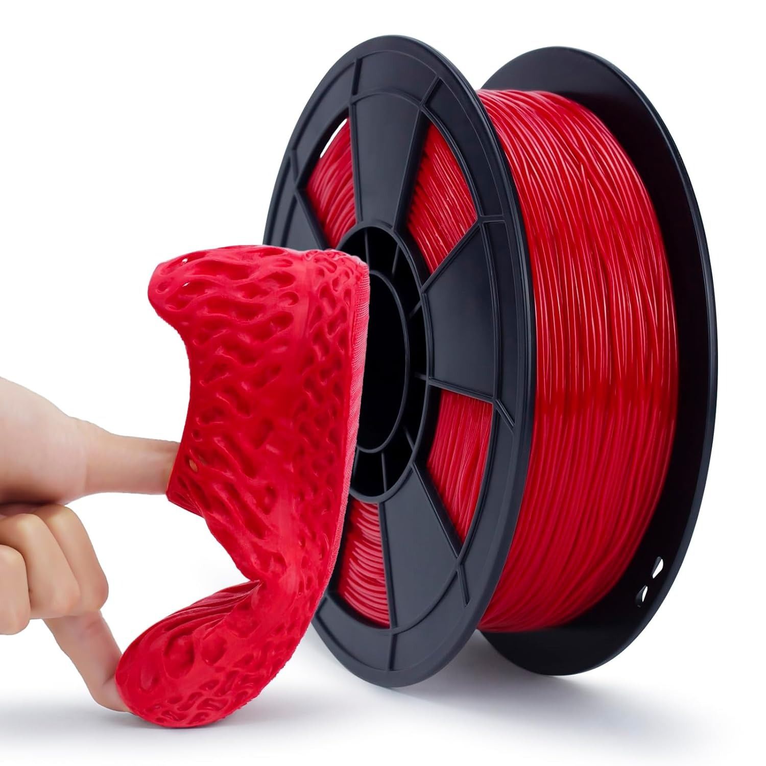 TPU 95A гибкий пластик для 3D принтера 500гр. YOUSU Красный