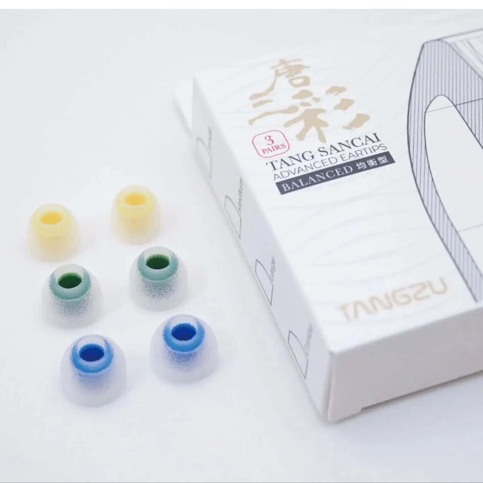 SIMGOT Силиконовые насадки для наушников TANGZU Tang Sancai