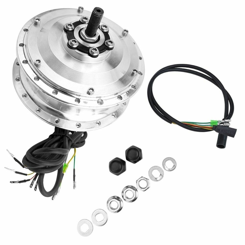 Передний мотор-колесо для электровелосипеда 36/48 В 350 Вт, бесщеточный, ширина 100 мм.