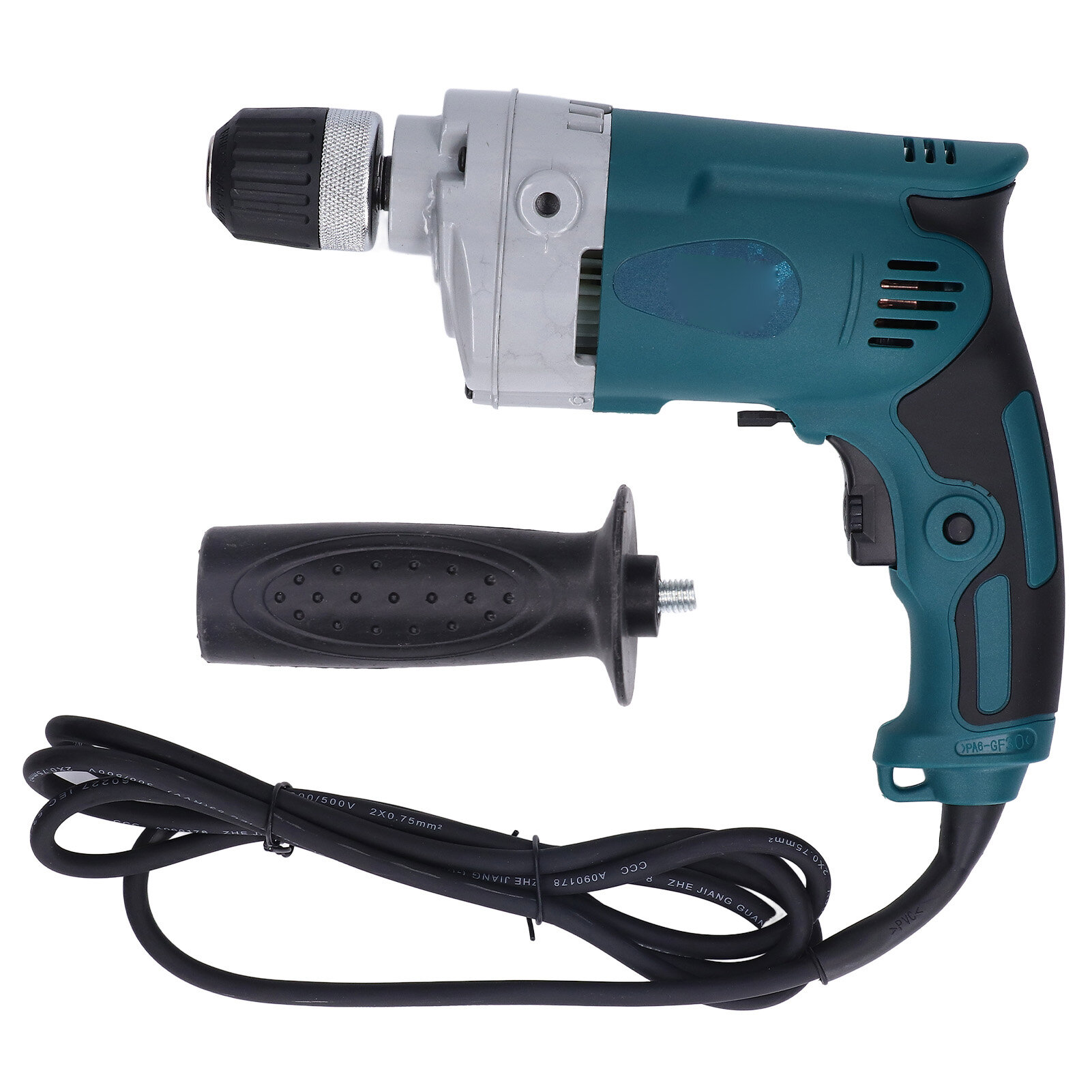 Электрическая дрель 980Вт, 220В, 10 мм, из сплава стали, реверс