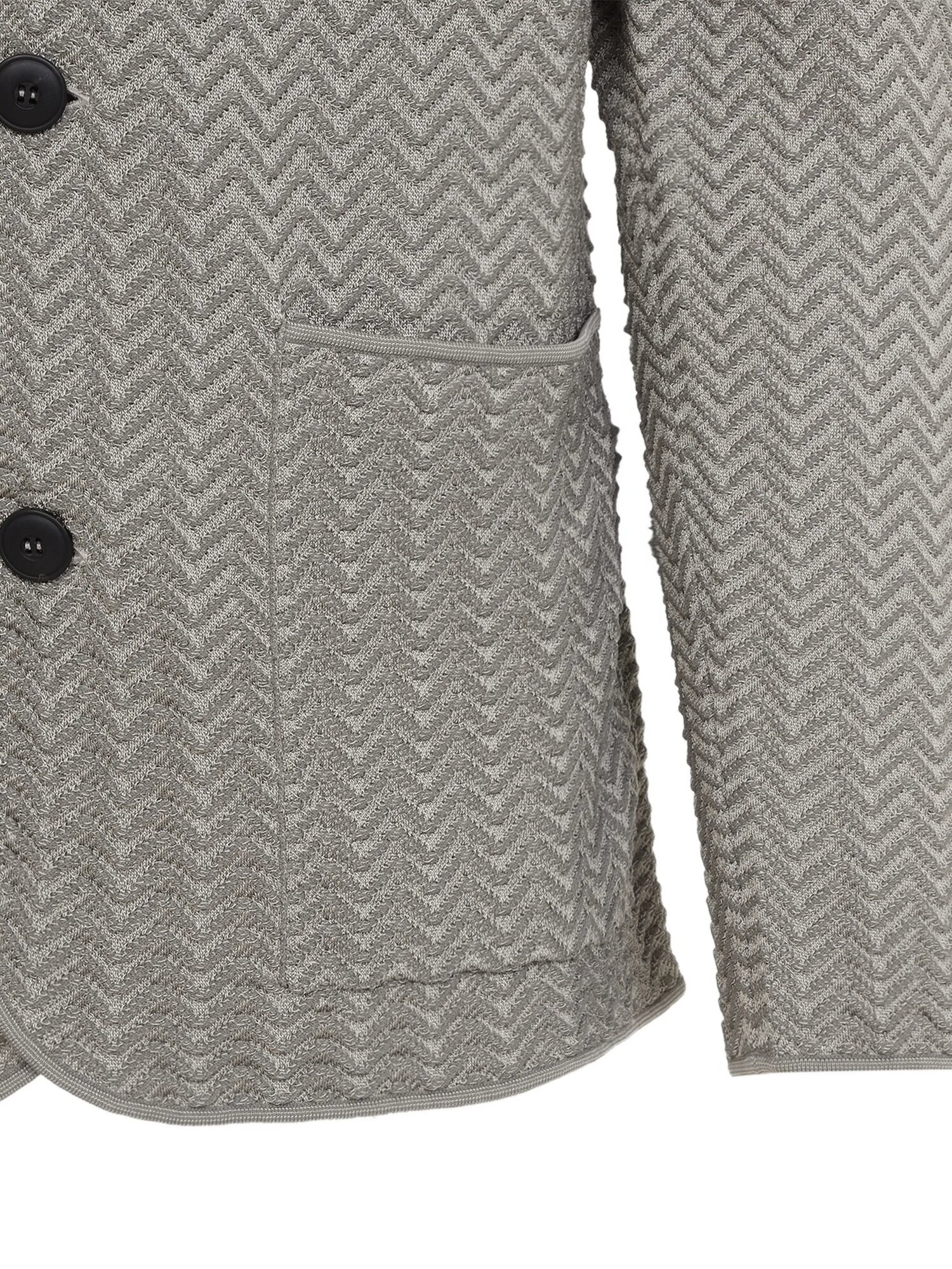 Куртка GIORGIO ARMANI Buttoned textured jacket, размер 50 — фото 1