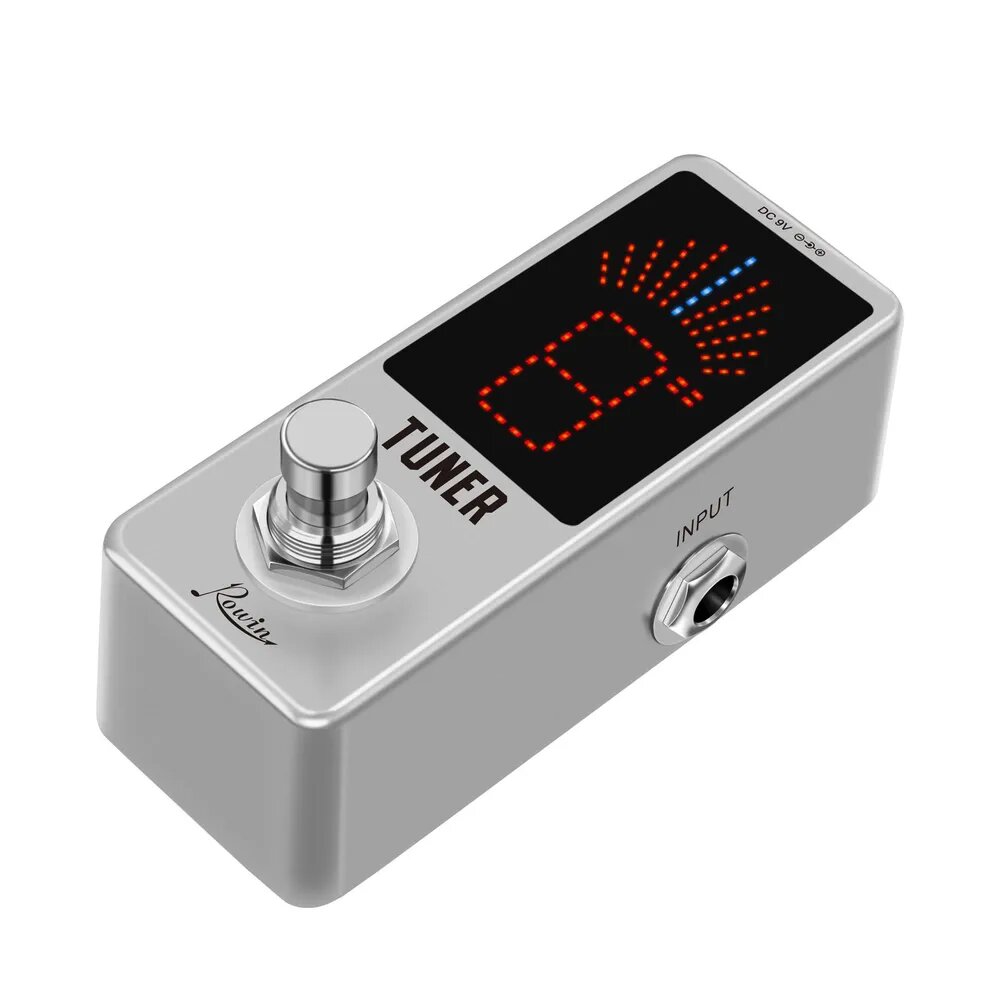 ROWIN LT-910 TUNER PEDAL Гитарные тунеры педали для электрических гитар обходной полный металлический чехол