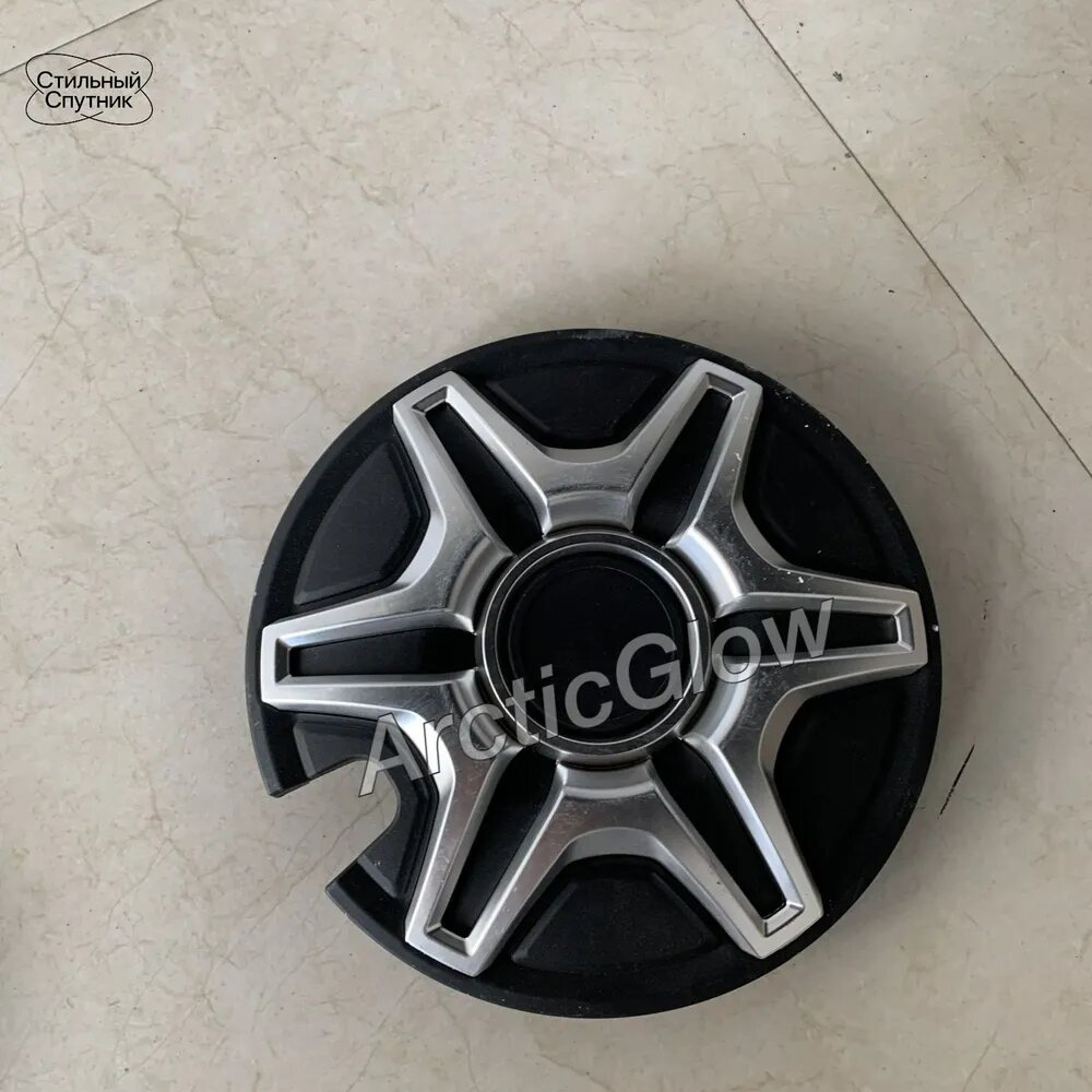 Колесный колпак 10 дюймов, универсальный, черный матовый