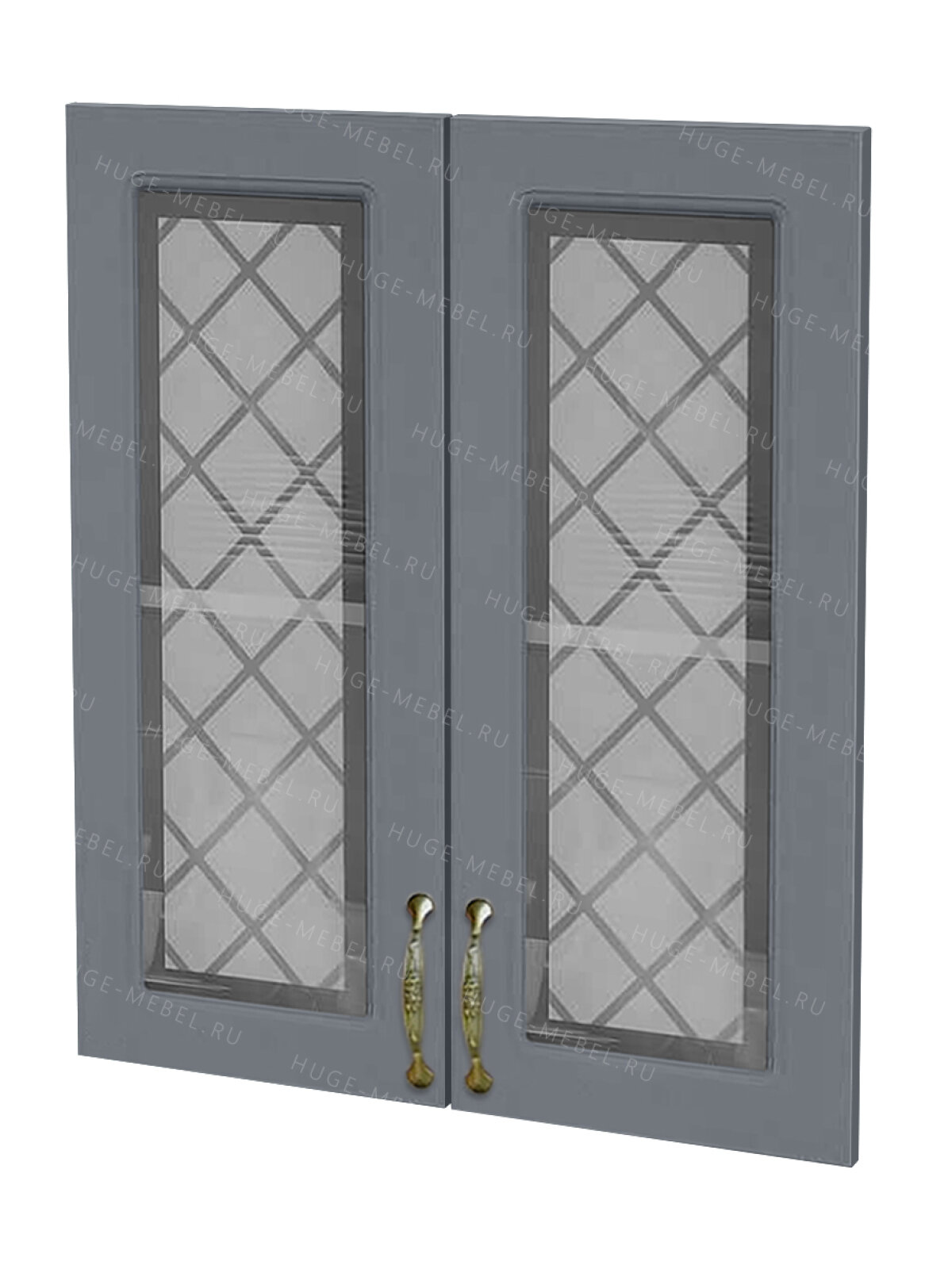 Кухонный фасад Ф-55 дуб серый (Модена) Huge Mebel. Ширина 792 Высота 712. Кухонные фасады