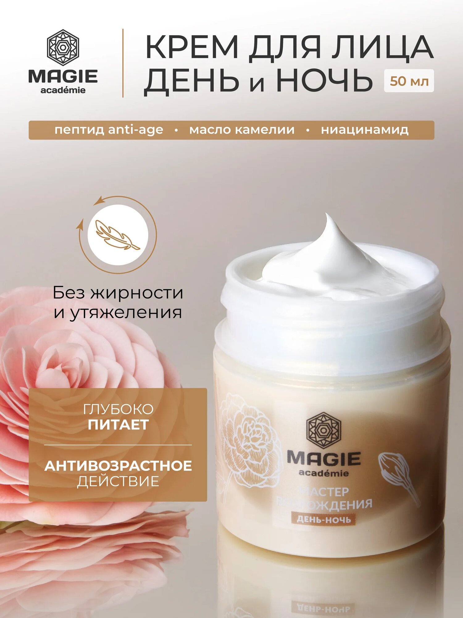 Крем для лица MAGIE ACADEMIE Мастер возрождения День-Ночь 50 мл