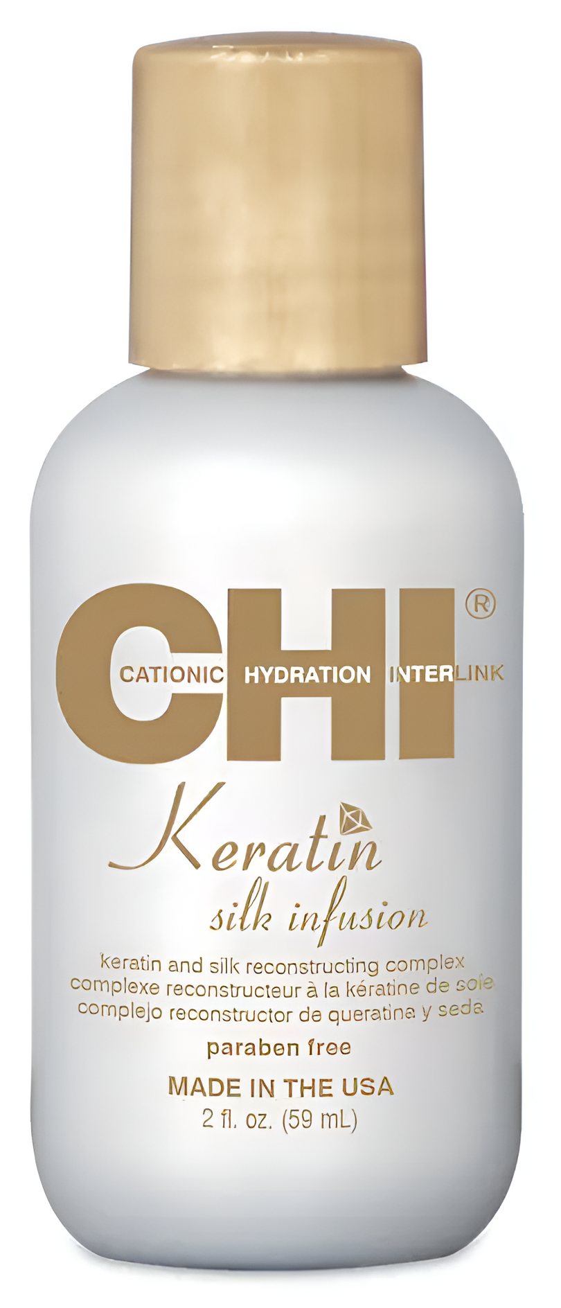 Гель CHI Keratin, для волос, для всех типов, для блеска, увлажнения, разглаживания, 59мл