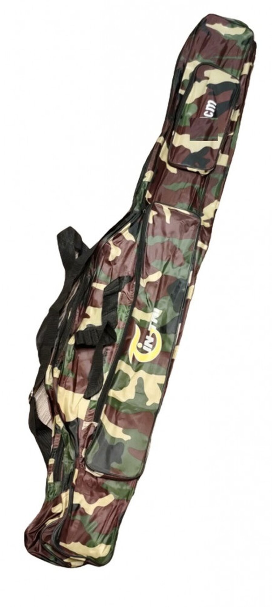 Чехол Jin Tai, для снастей и удочек, 2 отделения, 2 кармана, длина 150 см, хаки