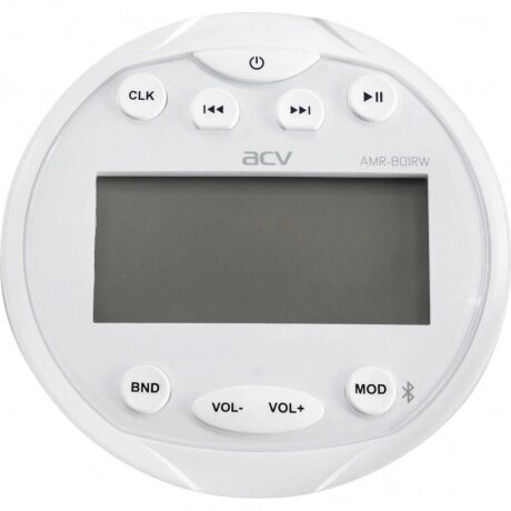 Морской водонепроницаемый ресивер ACV AMR-801RW 4х40Вт/USB/SD/FM/AM, белый