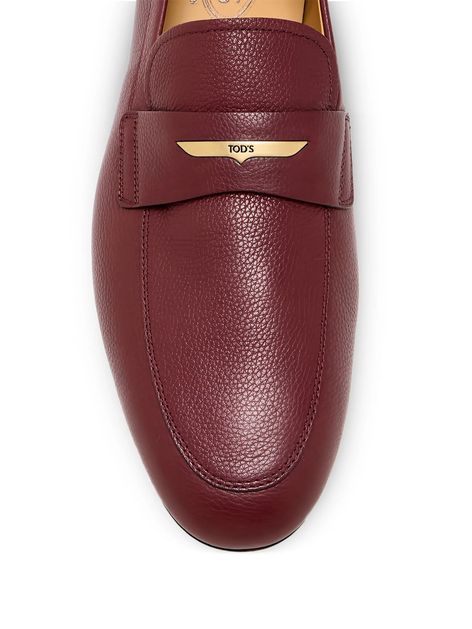 Лоферы Tod's Plaque-detail loafers, размер 6, red — фото 1