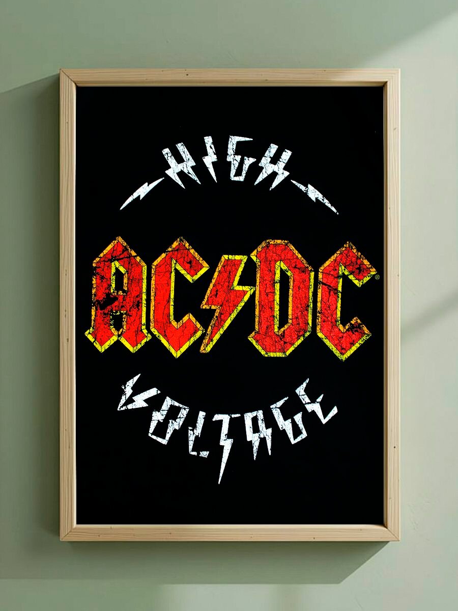Постер, плакат на стену AC/DC Рок группа (А3)