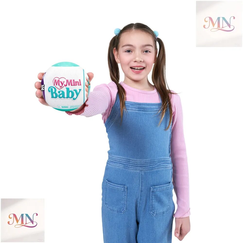 Фигурка-сюрприз ZURU Mini Brands My Mini Baby Series 1, набор из 5 маленьких реалистичных малышей, ABS пластик — фото 1
