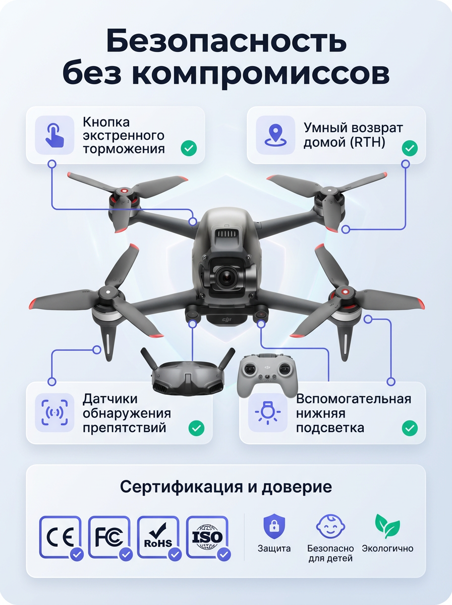 Квадрокоптер DJI FPV Explorer Combo — фото 1