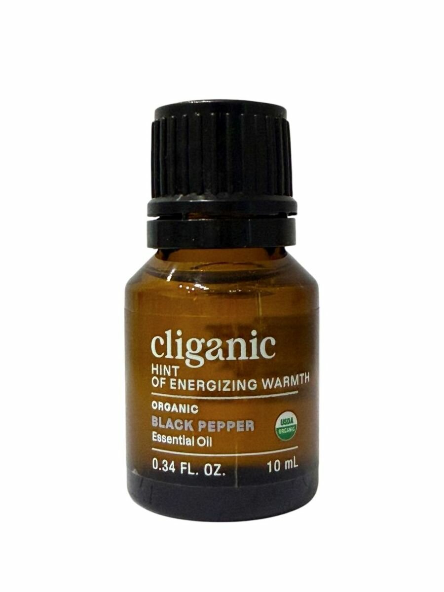 Эфирное масло Черный перец (Black Pepper) 10 мл Cliganic