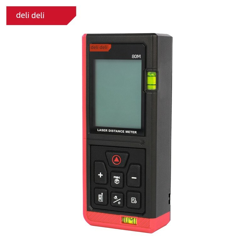 DL331060C Лазерный дальномер 80 м голосовой подсказка литий-ионный аккумулятор красный портативный