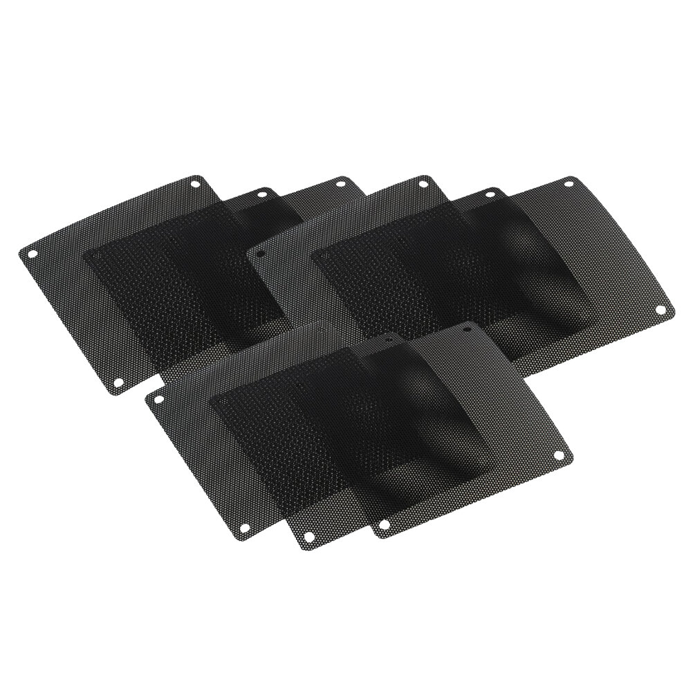 Сетчатая пылезащитная крышка из пвх 14 см, черная, в комплекте 10 штук для домашнего компьютера