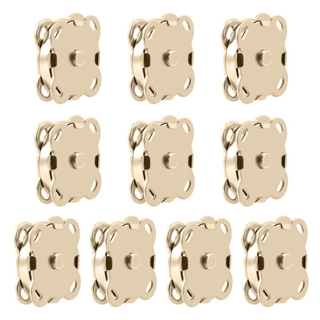 10шт Металлические Защелкивающиеся Магнитные Кнопки Магнитные Застежки для Одежды Сумки DIY Ремесла