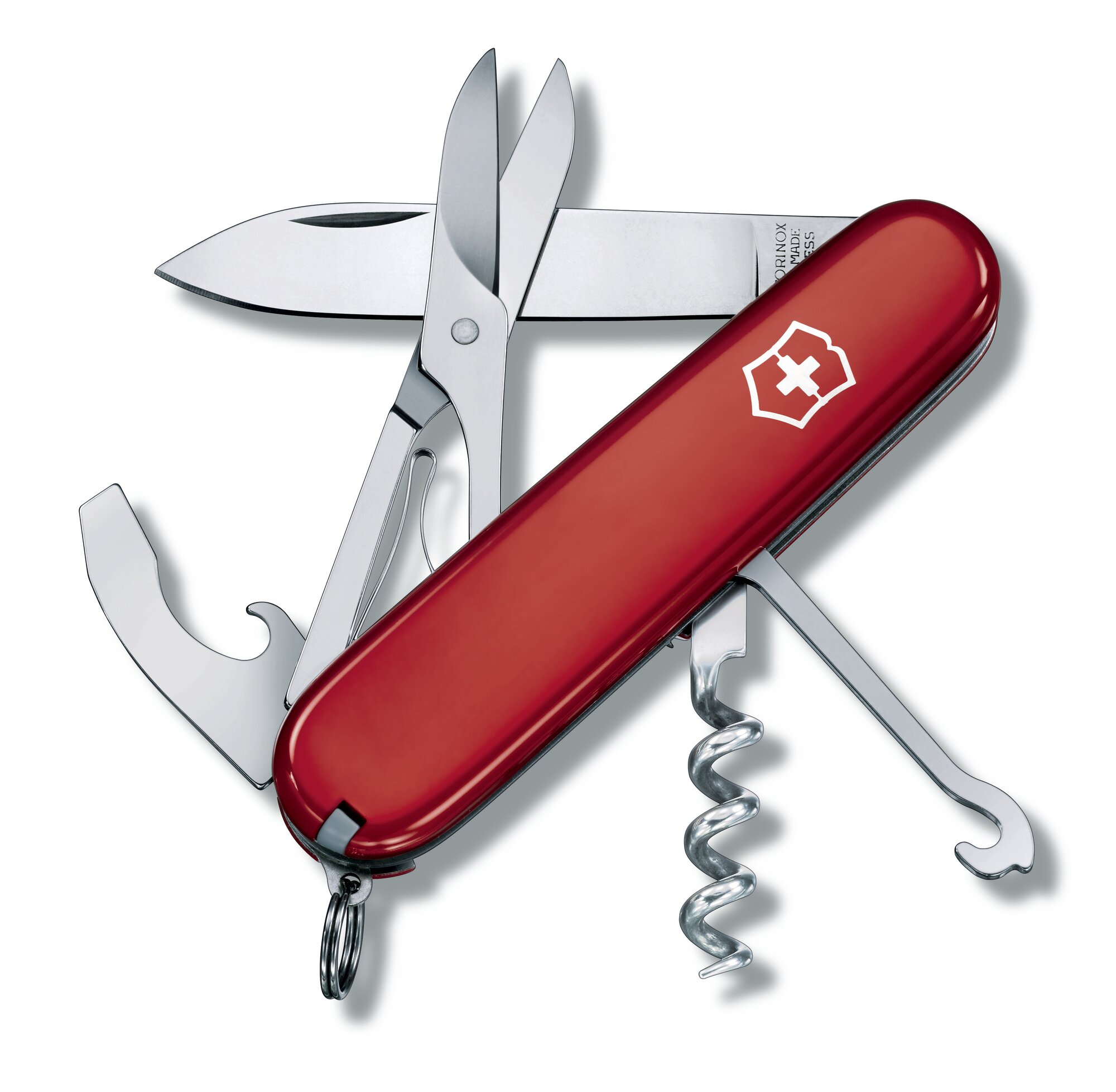 Нож перочинный VICTORINOX Compact, 91 мм, 15 функций, красный 1.3405