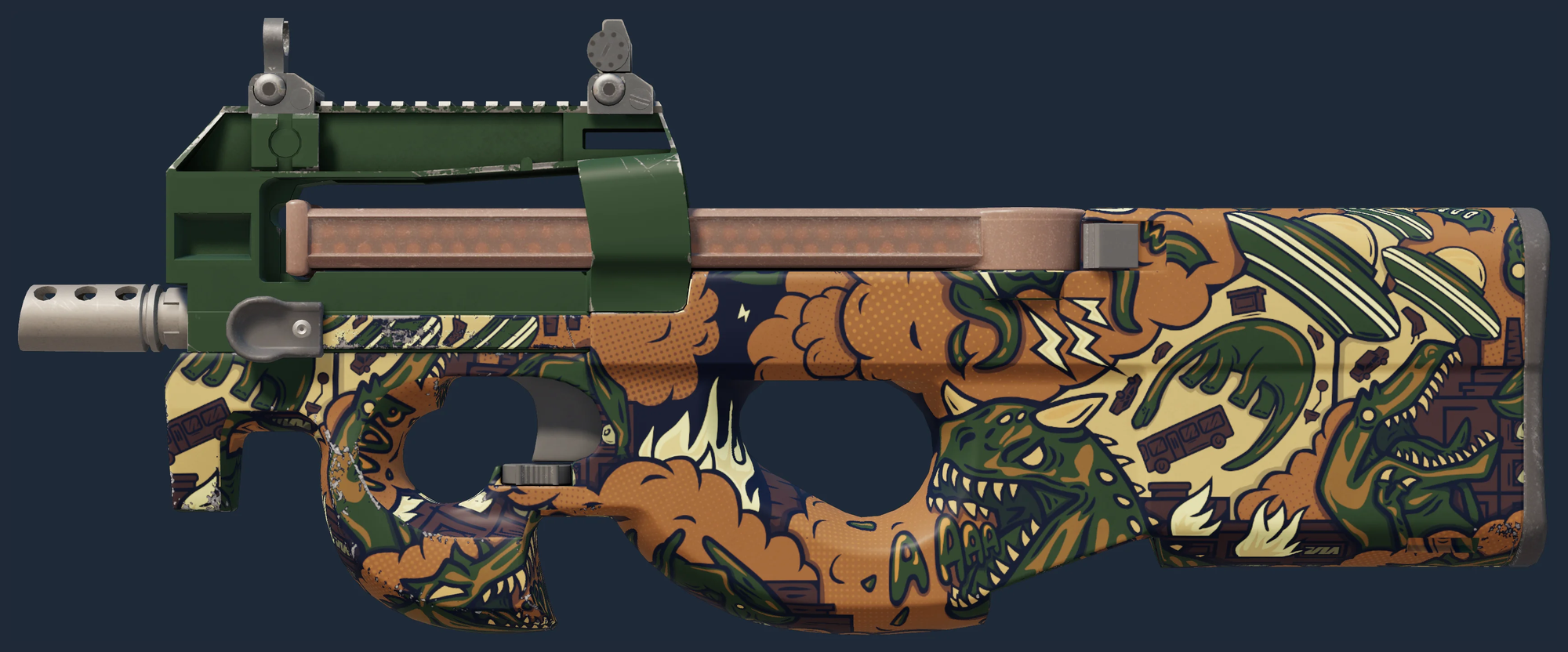 P90 | Какао-буйство (Прямо с завода) Скины CS2 с быстрой автовыдачей steam trade