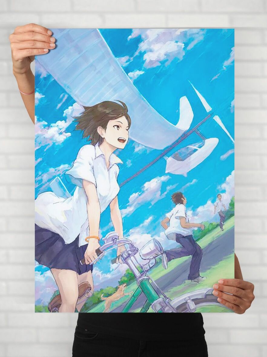 Плакат на стену для интерьера Девочка покорившая время (The Girl Who Leapt Through Time 6) - Постер по аниме и манге формата A1 (61x84 см)