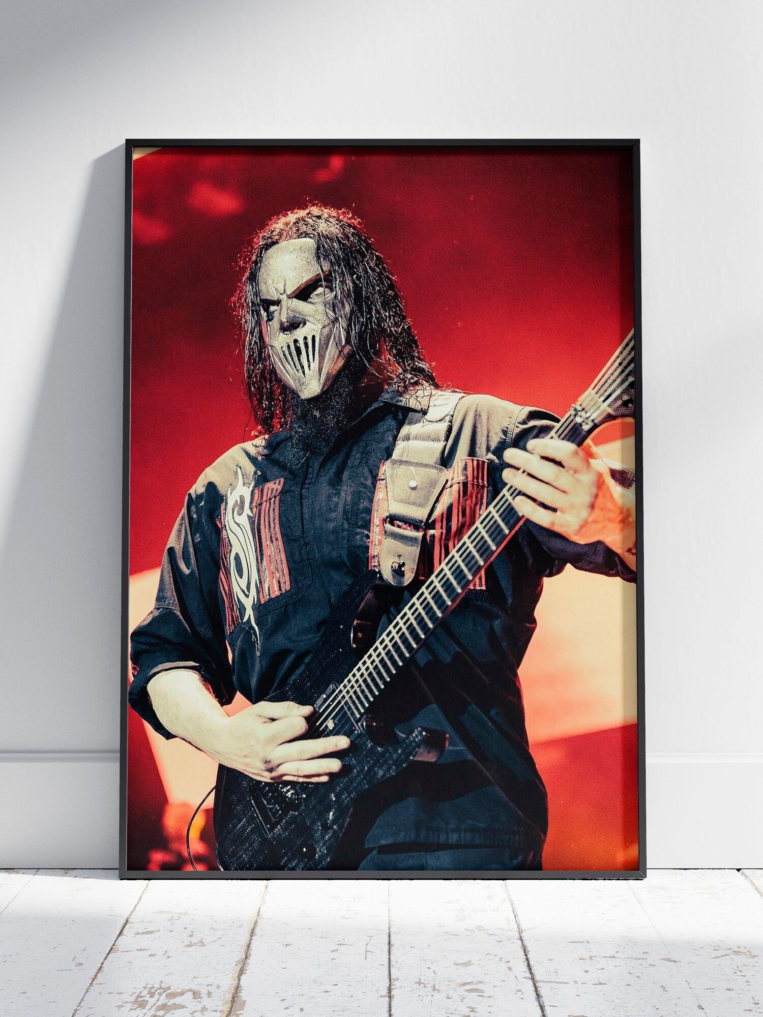 Плакат на стену для интерьера Слипкнот (Мик Томсон - Mick Thomson 3) - Постер по музыке и артисту формата A4 (21x30 см)