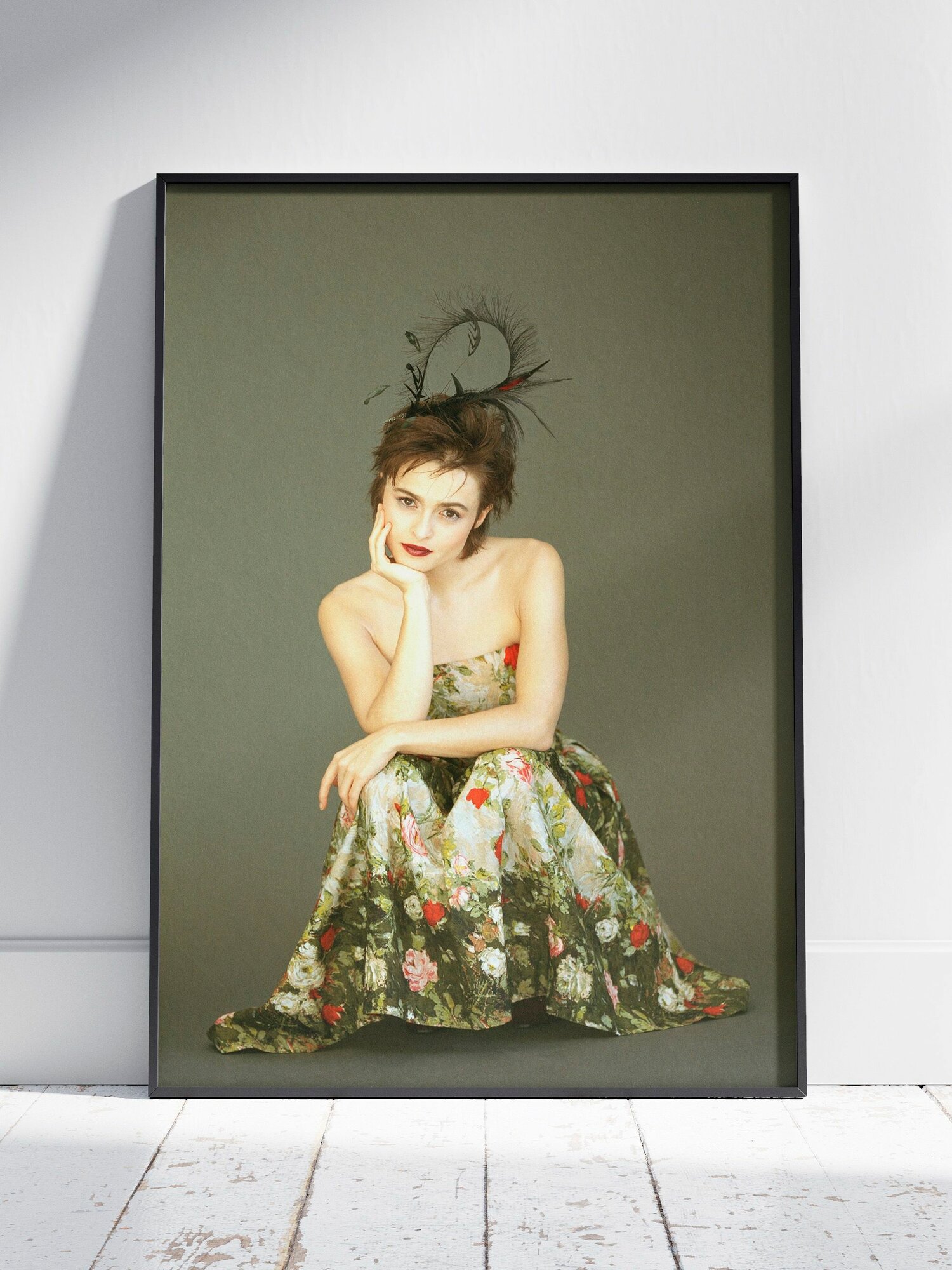 Плакат на стену для интерьера Хелена Бонем Картер (Helena Bonham Carter 6) - Постер по актеру фильма, кино, сериала формата A4 (21x30 см)