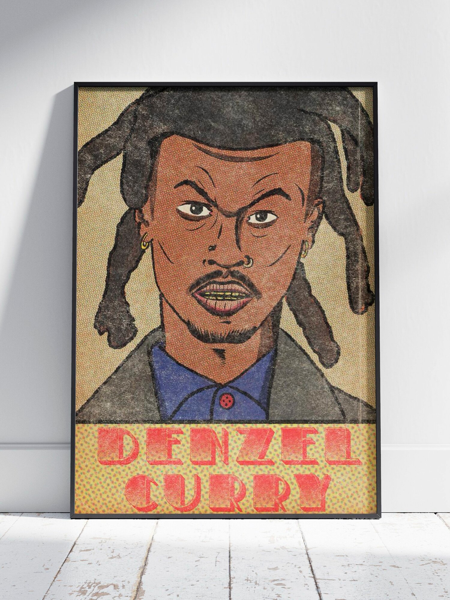 Плакат на стену для интерьера Дензел Карри (Denzel Curry 22) - Постер по музыке и артисту формата A4 (21x30 см)