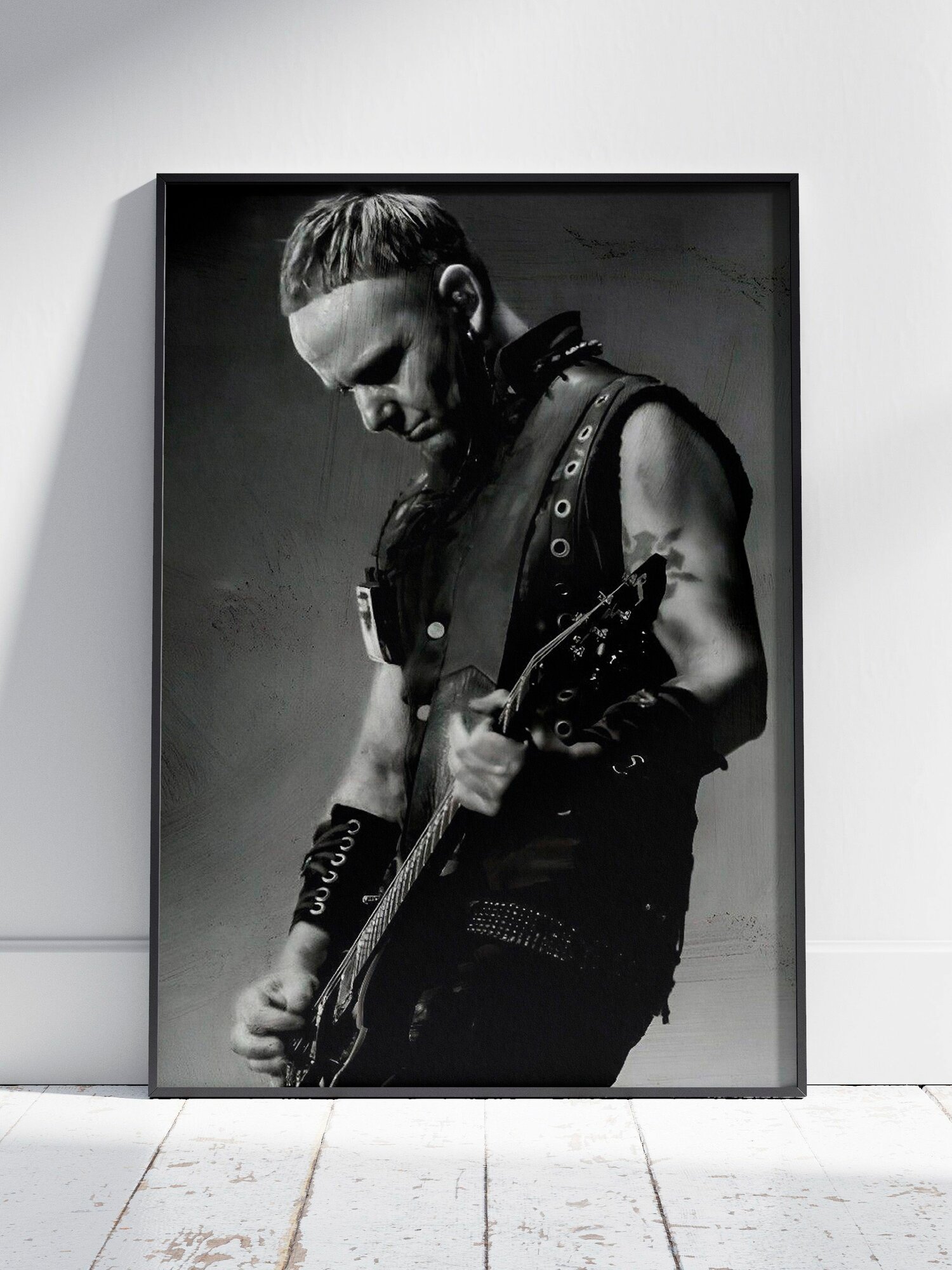 Плакат на стену для интерьера Rammstein (Пауль Ландерс - Paul Landers 9) - Постер по музыке и артисту формата A4 (21x30 см)