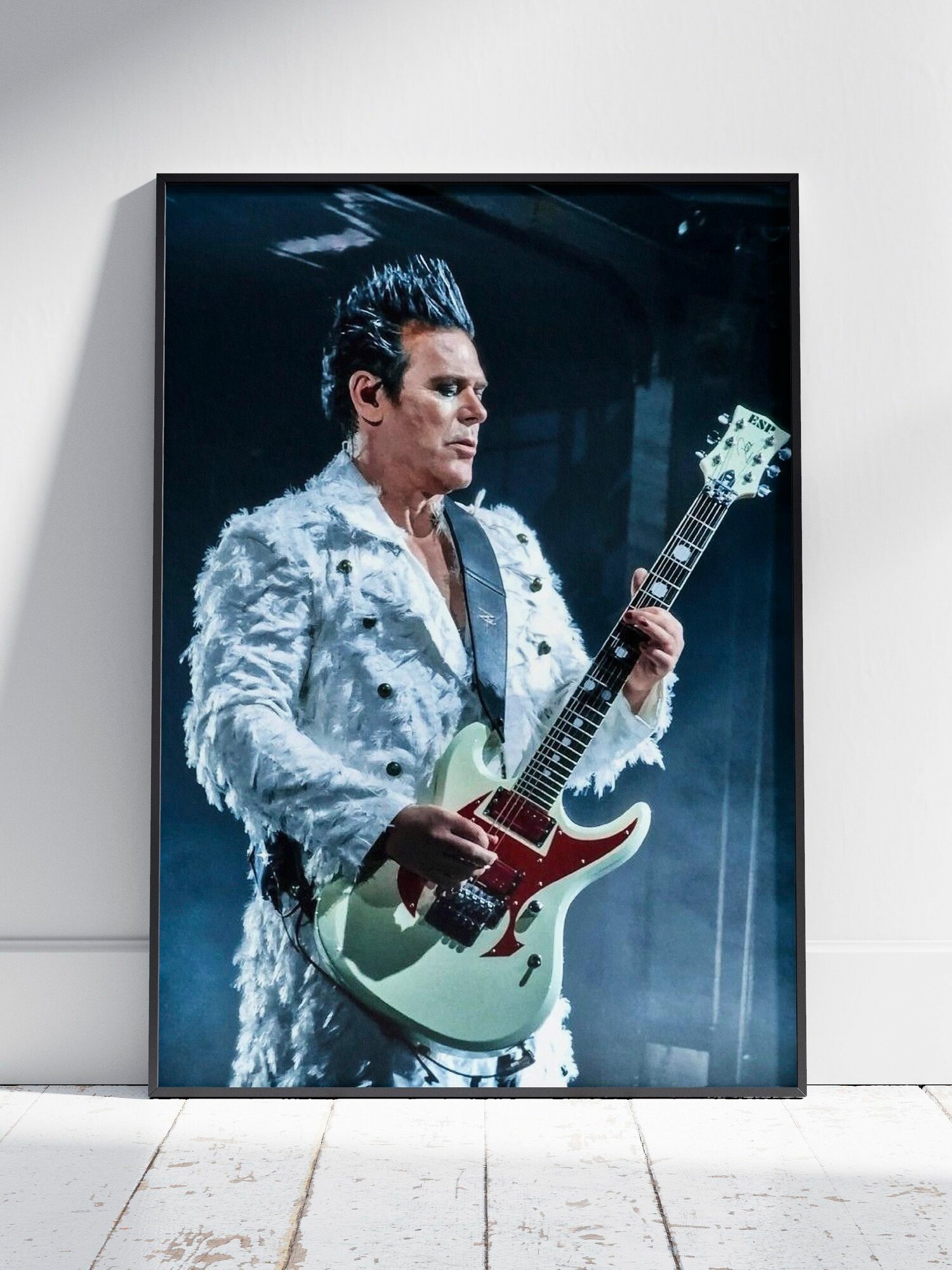 Плакат на стену для интерьера Rammstein (Рихард Круспе - Richard Kruspe 10) - Постер по музыке и артисту формата A4 (21x30 см)