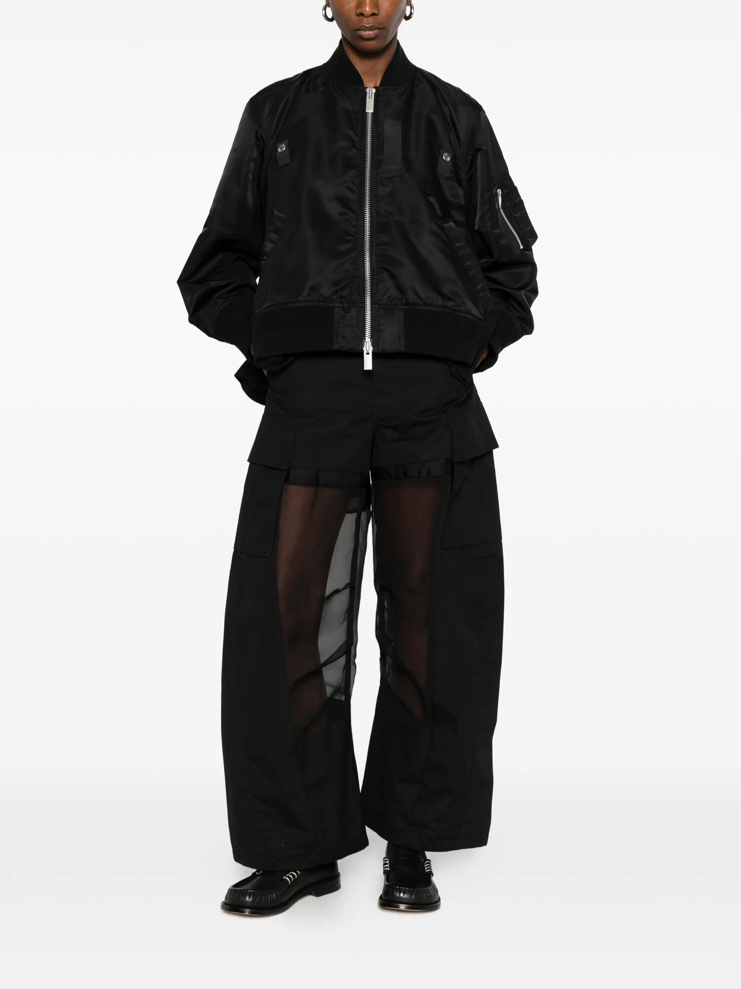 Куртка Sacai, размер 42, black/black — фото 1