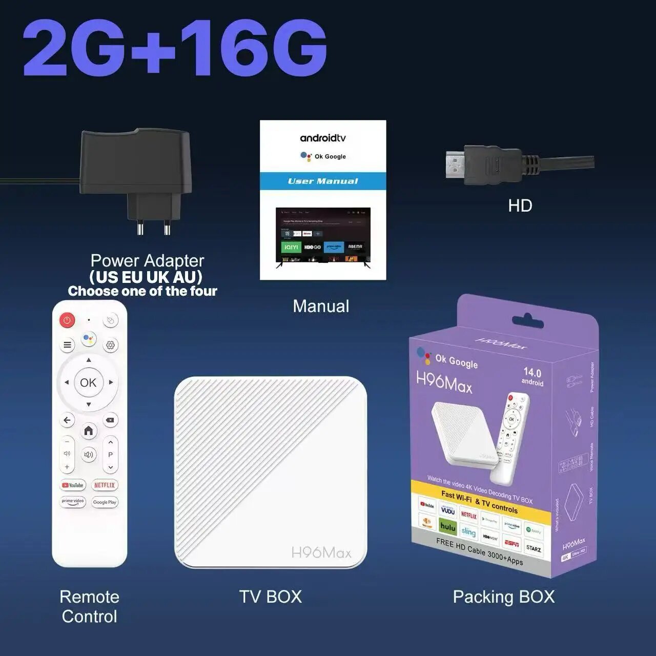 H96 Max H313 ТВ-приставка Android 10 4K AU-штекер, H313 2G16G