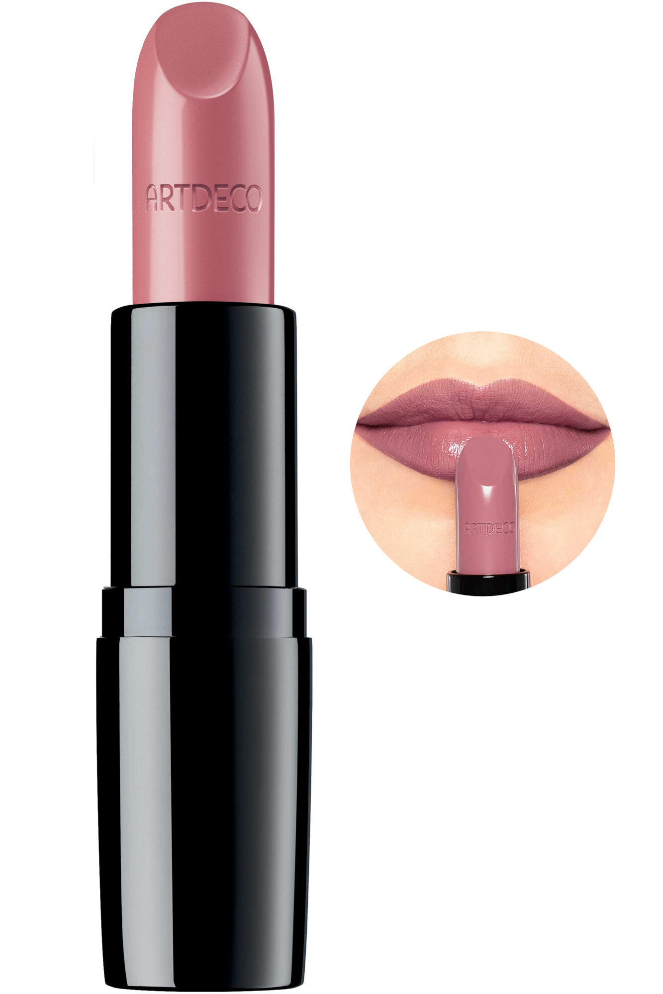 ARTDECO Помада для губ тон 833 Розовый нюд матовая Perfect Color Lipstick увлажняющая 4 г