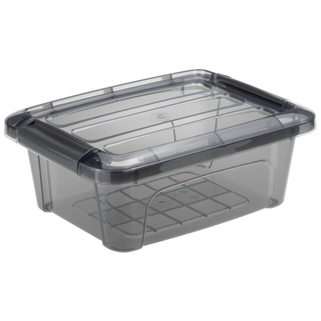 Ящик IDEA КИП 1,2л 19,5x14,5x8см пластик с крышкой и замками