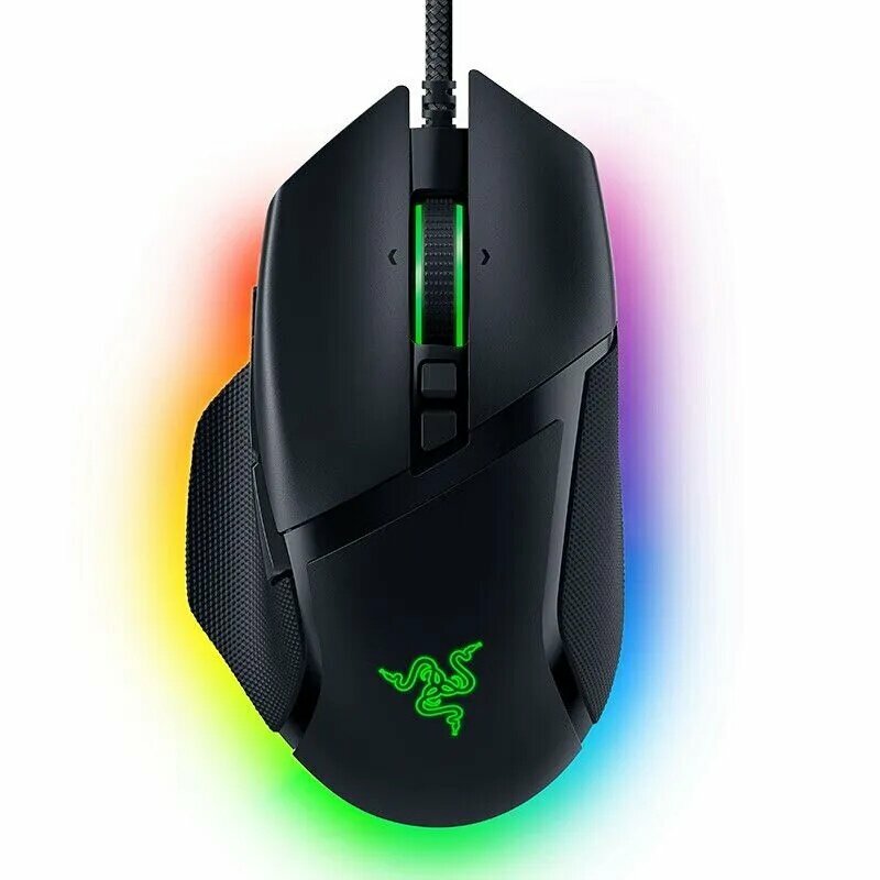Razer Игровая мышь проводная Basilisk V3, темно-серый, черный матовый