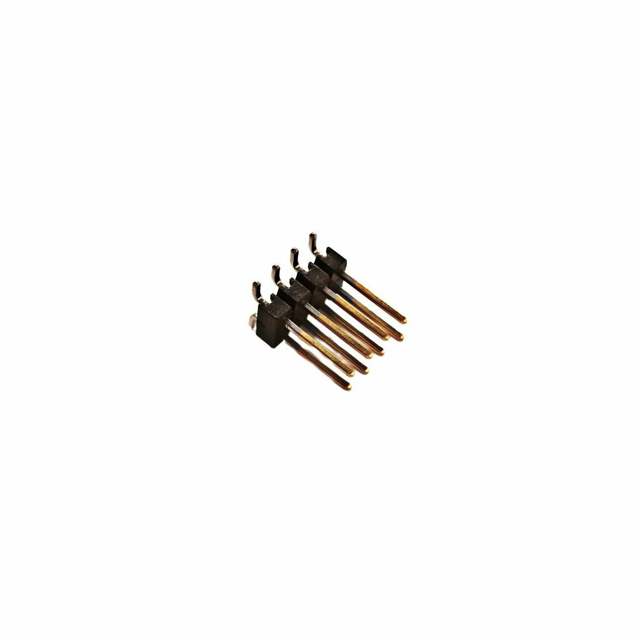 Штыревая двухрядная вилка, штыри для плат 8 контактов SMD 2.54 mm 5-146131-3, контакты луженные