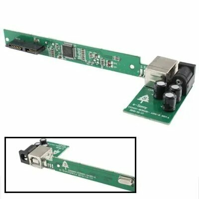 Плата внешнего привода sata для ноутбука с cd-rom на usb (зеленая)
