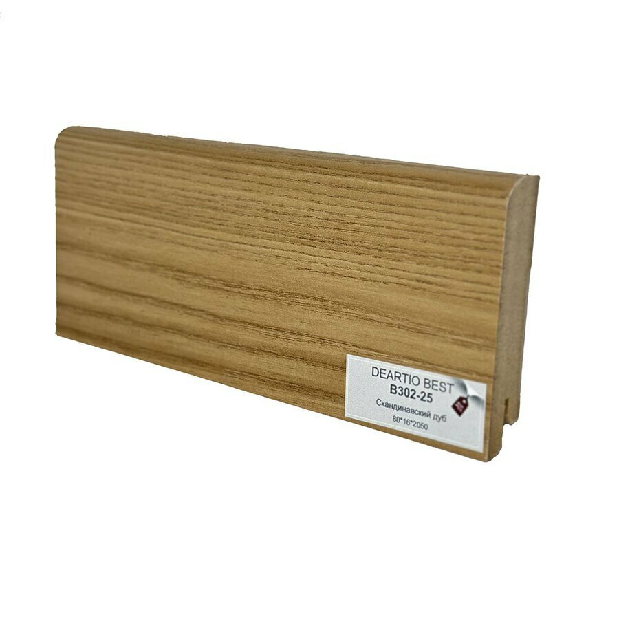 Плинтус Deartio Best Скандинавский дуб B302-25, 1 шт.