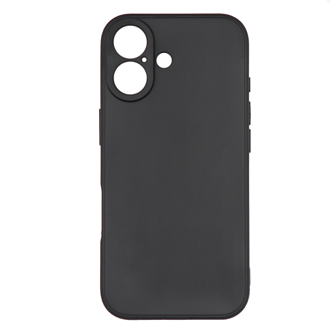 Чехол силиконовый для iPhone 17, с микрофиброй внутри, с защитой камеры, X-CASE, черный