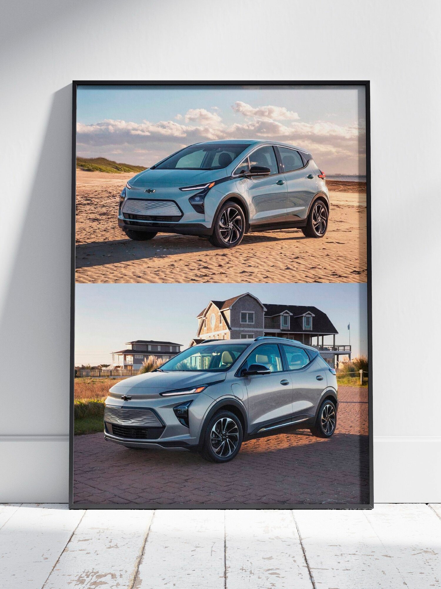 Плакат на стену для интерьера Авто и Мото (Шевроле Болт EUV - Chevrolet Bolt EUV) - Постер по транспорту формата A4 (21x30 см)