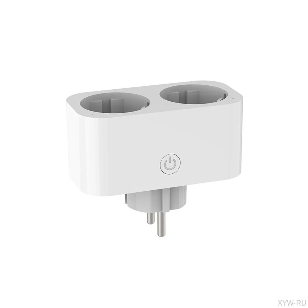 Умная розетка-преобразователь с поддержкой WiFi, таймером, дистанционным и голосовым управлением, совместима со смарт-приложениями