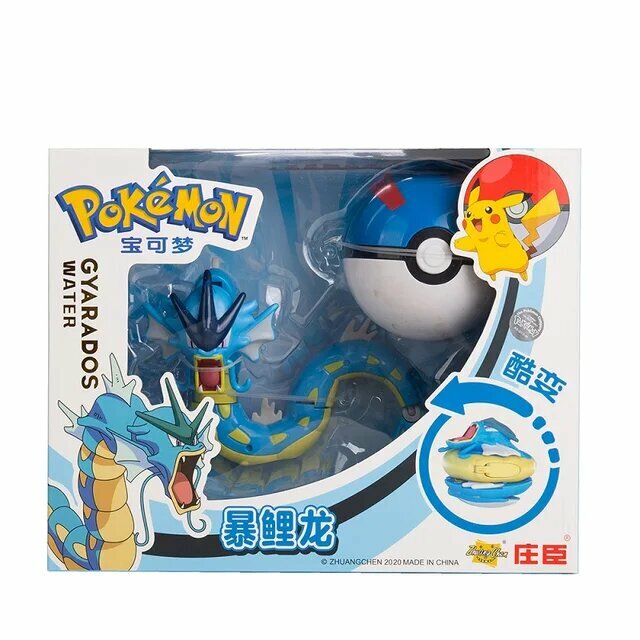 Оригинальные фигурки покемонов из аниме Pokémon: Пикачу, Генгар, Чаризард, Гаярадос, Мьюту, Драгонит, детский набор трансформирующихся игрушек.