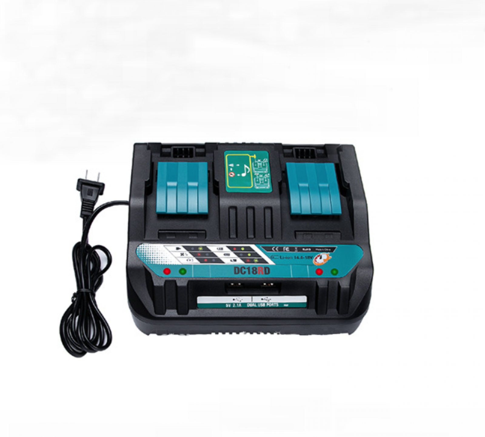 Зарядное устройство MyPads DC18RD для литий-ионных аккумуляторов Makita 14.4-18V