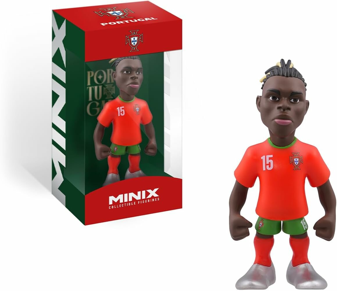 Фигурка MINIX Portugal - RAFAEL LEAO/рафаэль леао, 12 см - Миникс Футболисты 8436605118598