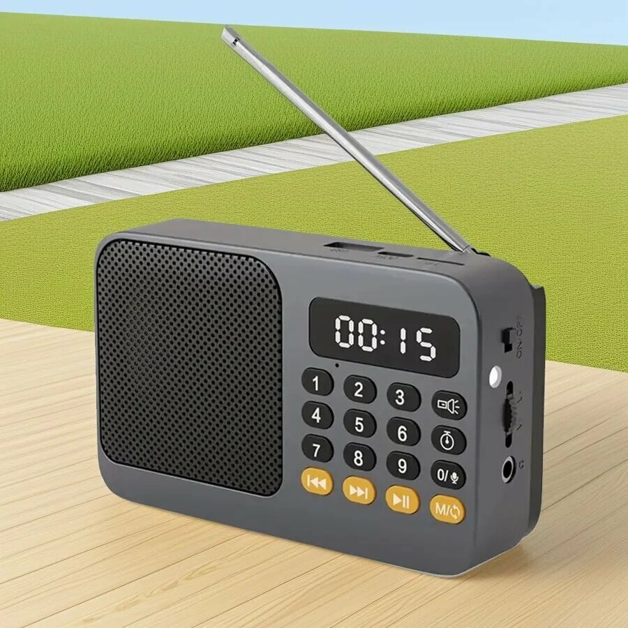 FM-радио портативный небольшой аварийный перезаряжаемый любительский Bluetooth звуковой ящик мини винтажный музыкальный динамик Mp3-плеер A