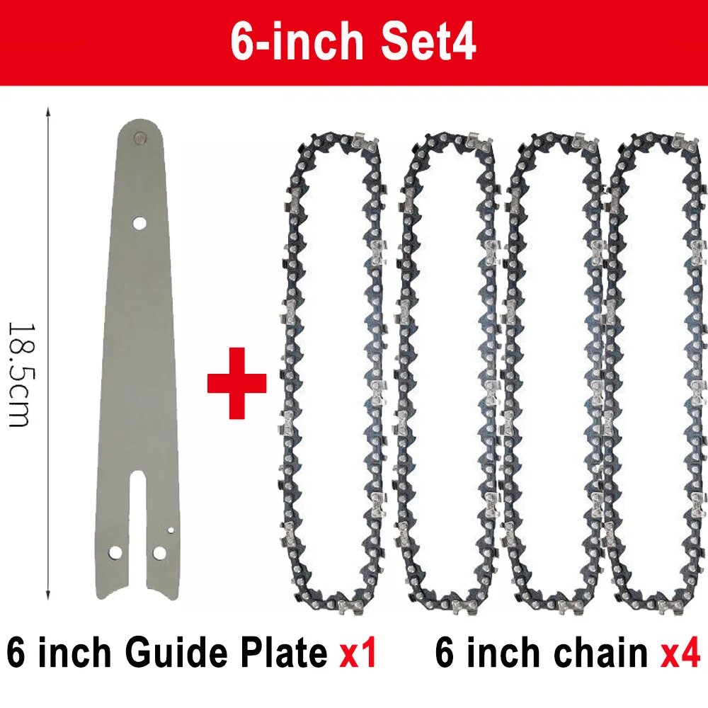 WINJON Электропила цепь 6 дюймов 6-inch Set4