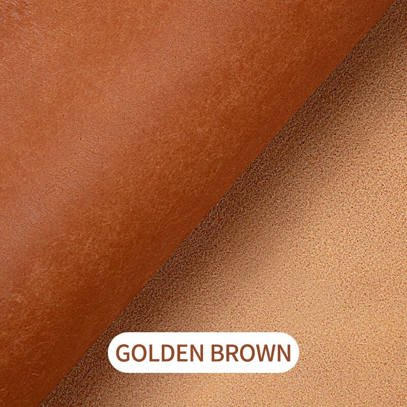 Коричневая матовая кожа Golden Brown, 5 sq.ft