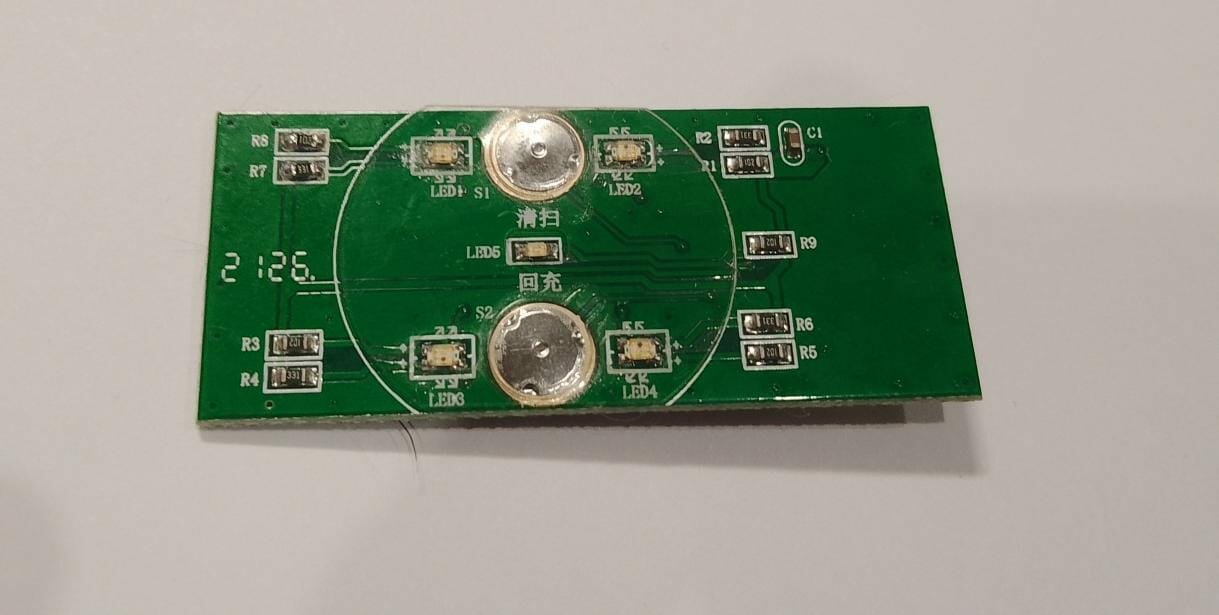 Плата с кнопками управления робота пылесоса iBoto Smart L920SW Aqua